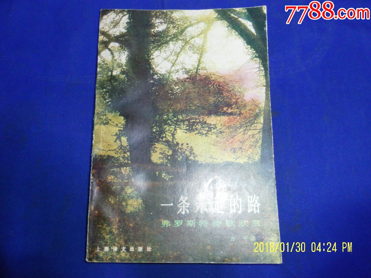 一条未走的路 弗罗斯特诗歌欣赏原版插图1988年1版1印4500册 价格 100元 se57223501 诗词 诗选 零售