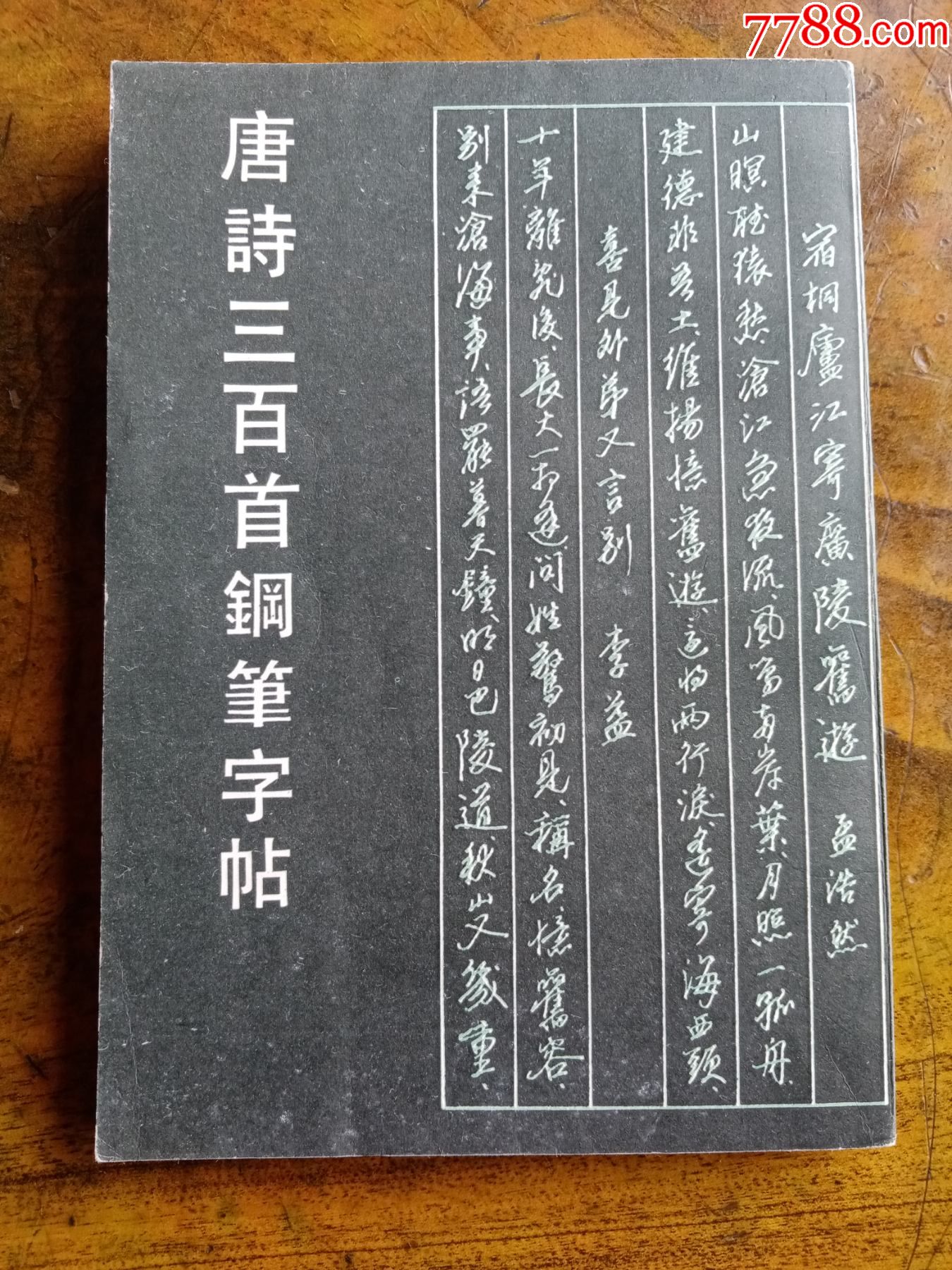 唐诗三百首钢笔字帖 字帖 田园藏友7788收藏 收藏热线