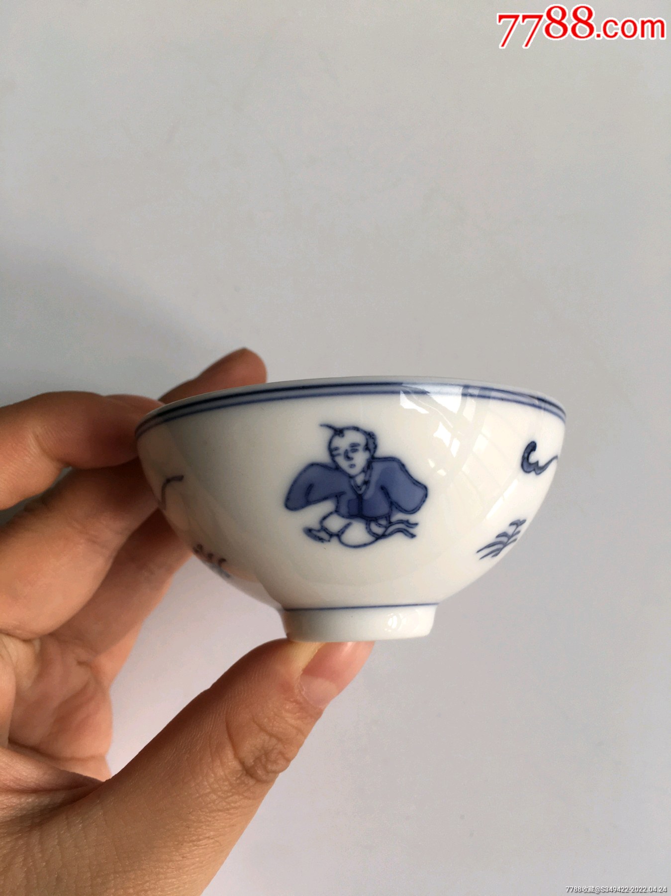 80年代台商定制青花婴戏图碗形杯主人杯库存老货旧藏文玩艺术收藏釉下手绘 单价 元 wh257217 青花瓷 批发 7788收藏 收藏热线