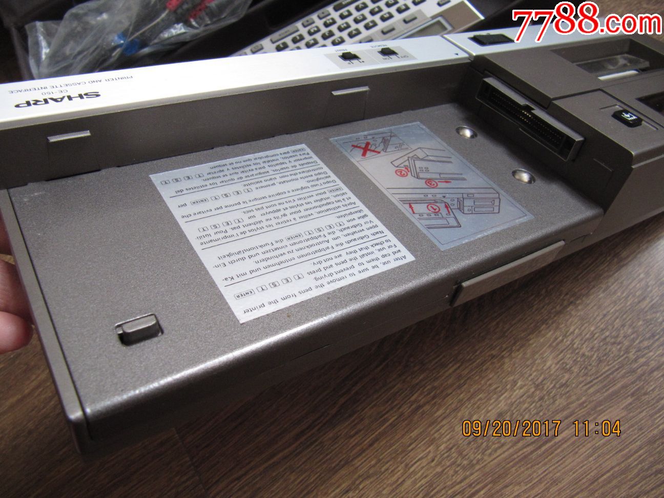 夏普PC-1500第一台笔记本电脑-价格:550.0000元-se54677084-笔记本电脑-零售-7788收藏__收藏热线