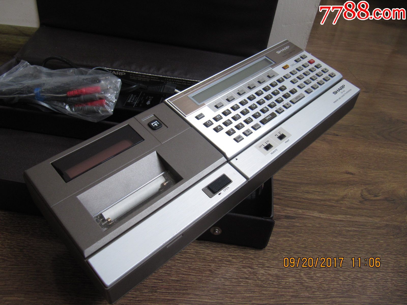 夏普PC-1500第一台笔记本电脑-价格:550.0000元-se54677084-笔记本电脑-零售-7788收藏__收藏热线