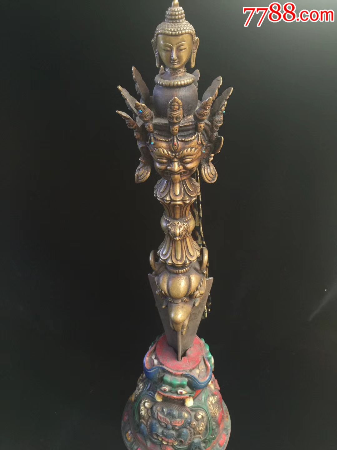 藏传佛教实修法器金刚杵大威德金刚杵-价格:9000元-se56620820- 其它佛/道藏品-零售-7788收藏__收藏热线