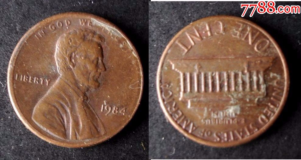1984年一美分硬币-价格:5元-se58900389-外国钱币-零售-7788收藏__收藏热线