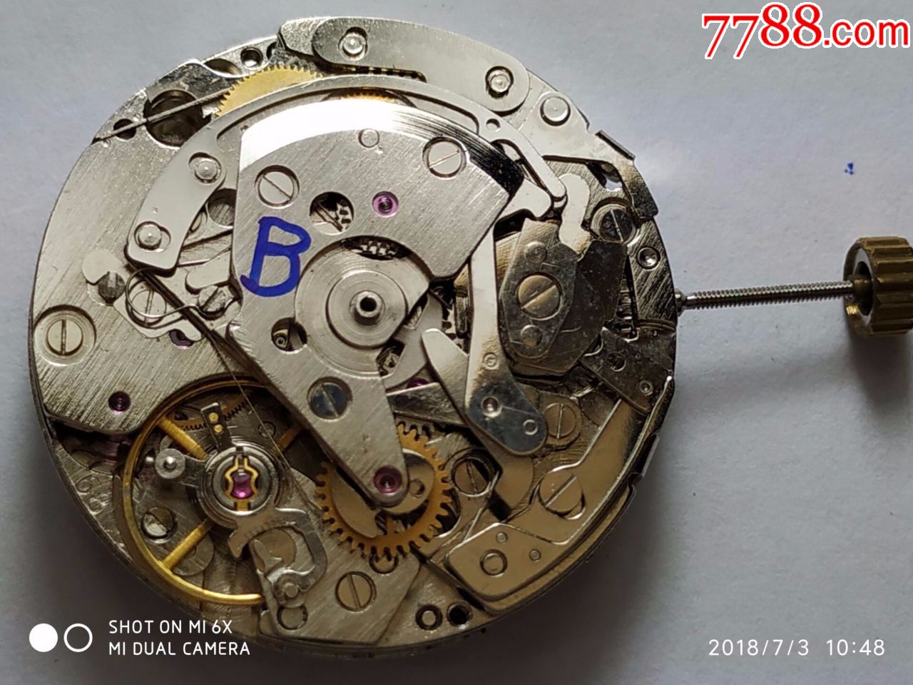 7750机芯拆解分析图-千图网