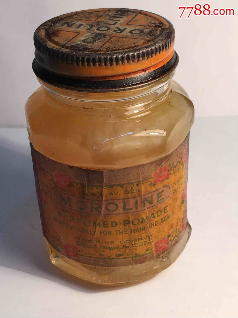 老上海舶来品MOROLINE香氛发油瓶_雪花膏/化妆品瓶_海上意堂【7788收藏__收藏热线】