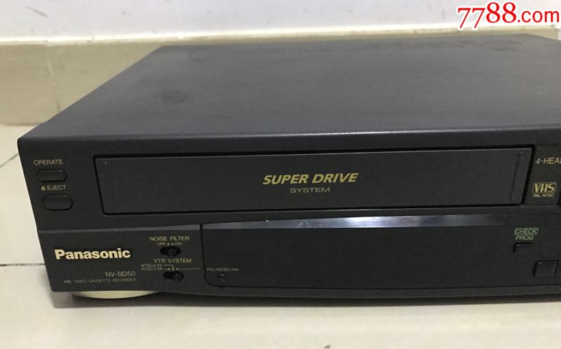 老式盒带录像机故障机松下NV-SD50怀旧摆设-录像机/影碟机-7788收藏__收藏热线