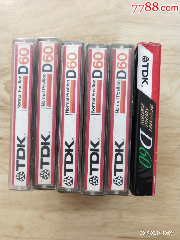 早期日本原装进口TDK磁带5盒，-价格:25元-se64755219-磁带/卡带-零售-7788收藏__收藏热线