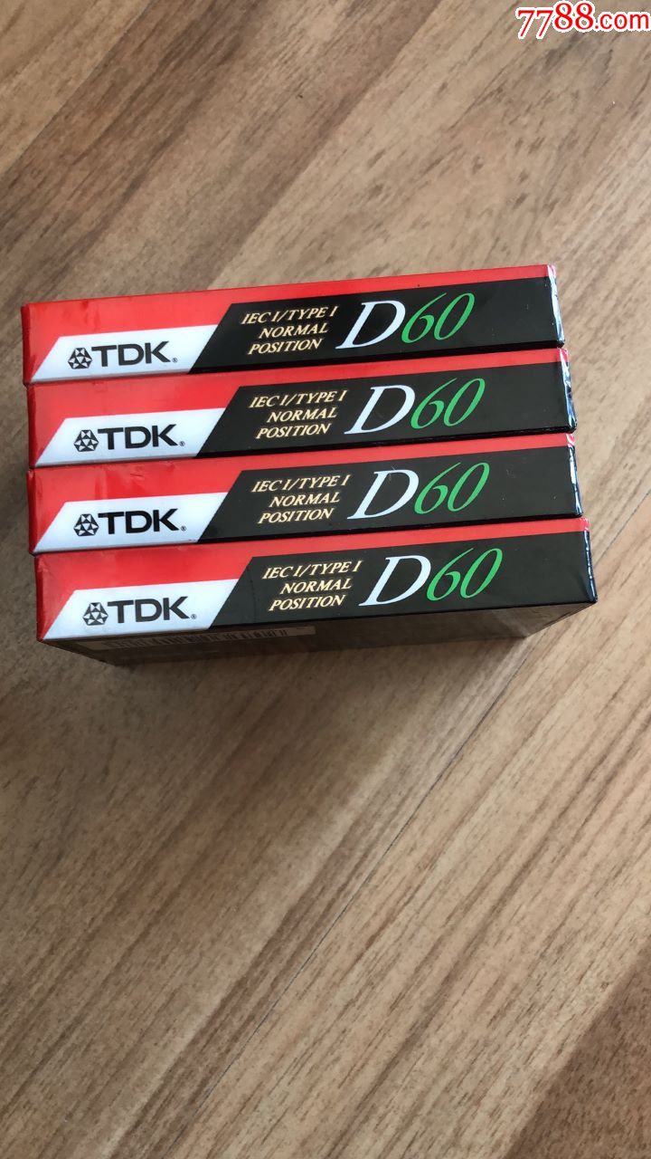 未拆封TDK-D60录音带4盘合售_磁带/卡带_曙光书店【7788收藏__收藏热线】