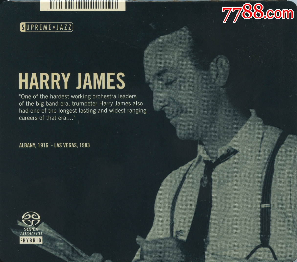 Harry-James-supreme-jazz-至尊爵士-亨利·詹姆斯SACD-价格:120元-se64964349-音乐CD-零售-7788收藏__收藏热线