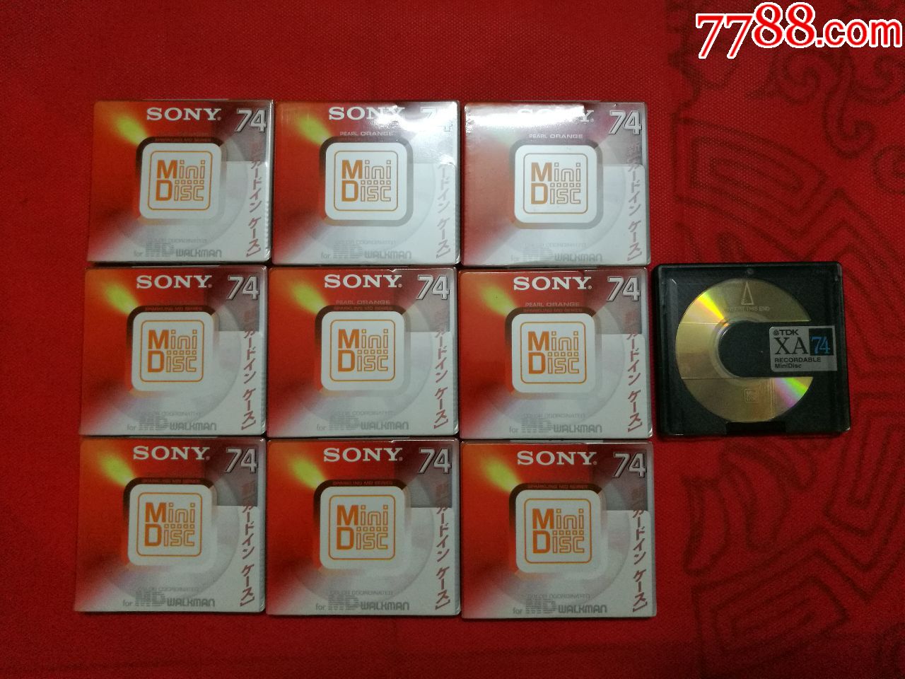 索尼74分钟MD碟_随身听/mp3_一来杂货【7788收藏__收藏热线】