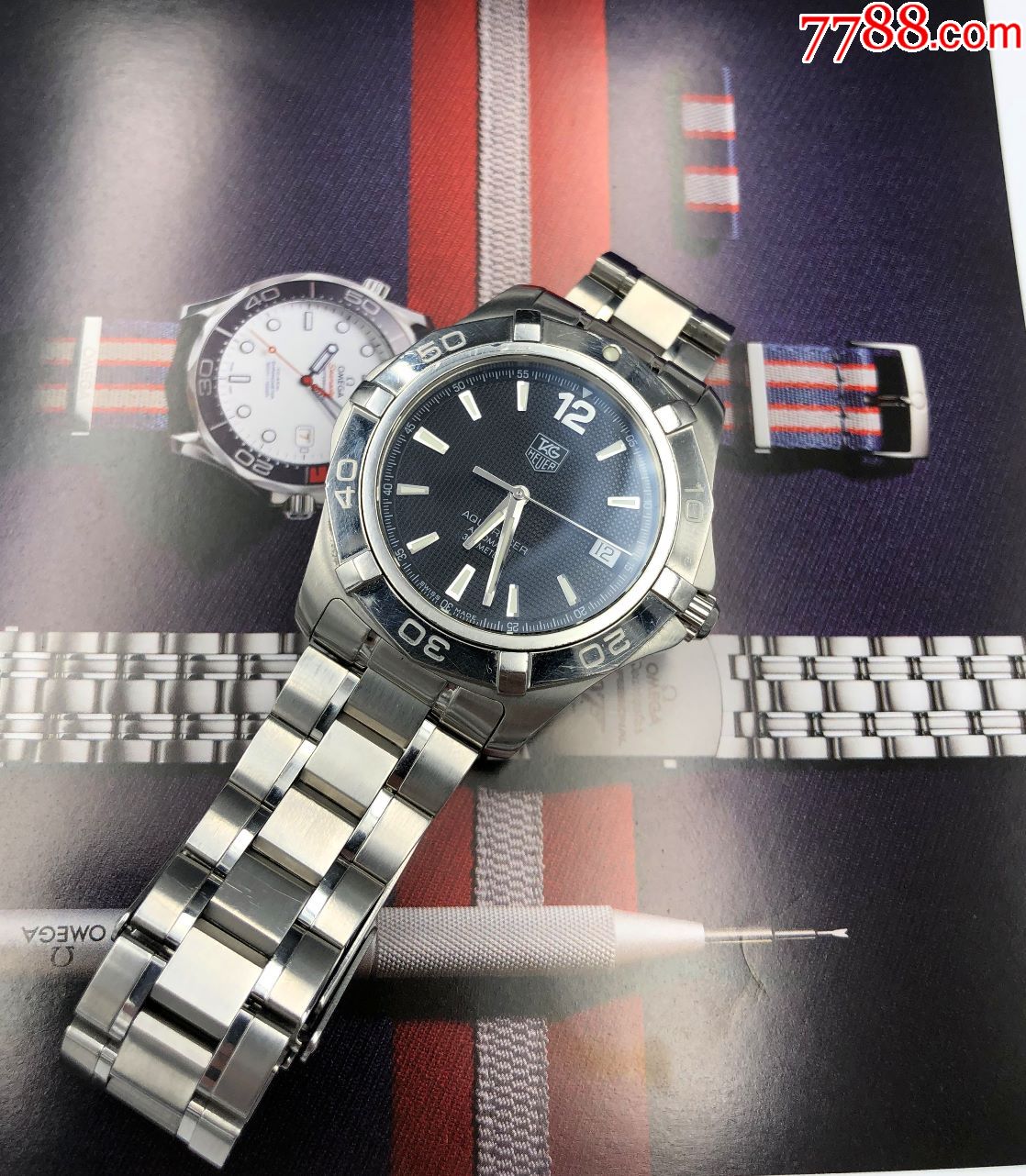 泰格豪雅竞潜300男自动机械手表_手表/腕表_手表大亨【7788收藏__收藏热线】