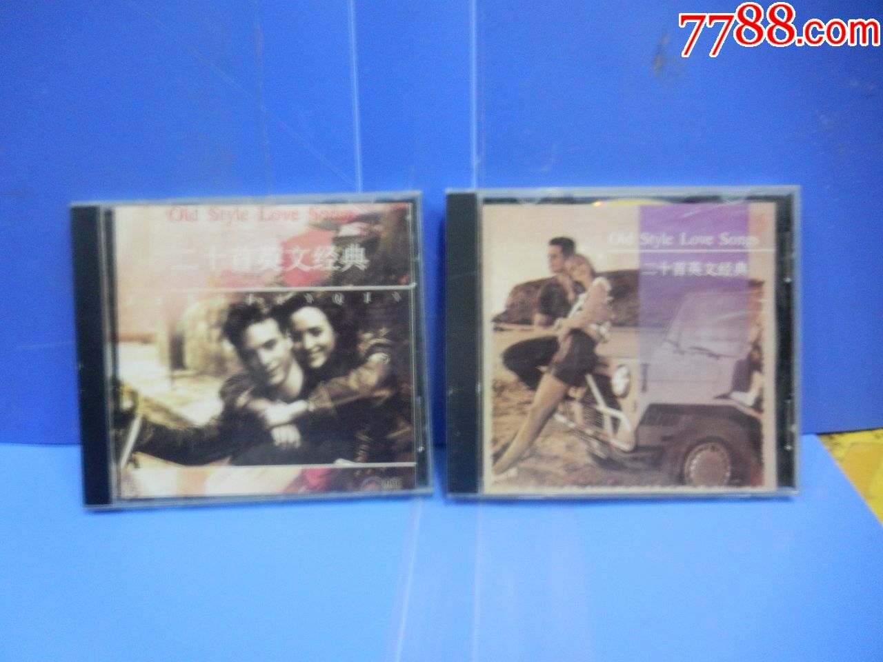 原装正版：二十首英文经典CD碟+二十首英文经典VCD碟金典歌曲（合售）-价格:200元-se68287507-音乐CD-零售-7788收藏__收藏热线