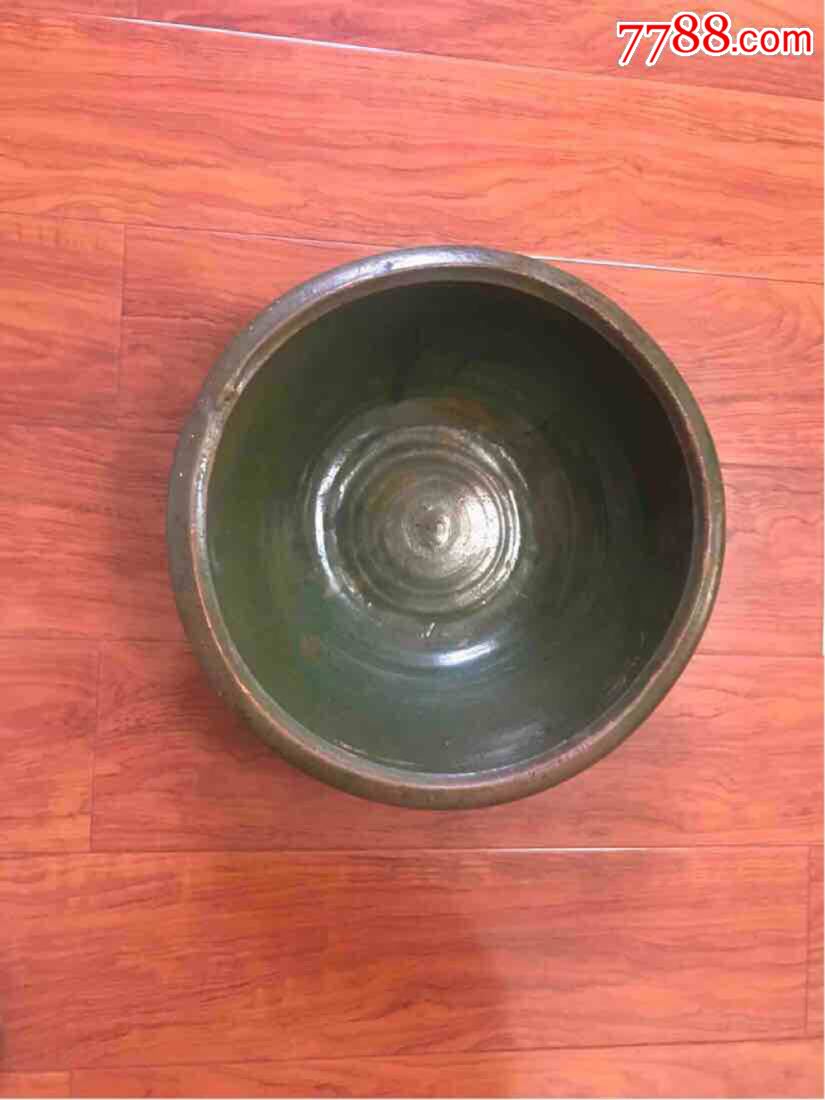 绿釉赏鱼盆-价格:120元-se69350439-绿陶-零售-7788收藏__收藏热线