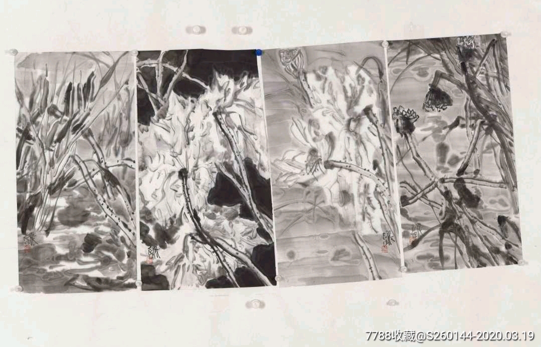 张志中68*136cm-价格:5000元-se71758116-花鸟国画原作-零售-7788收藏__收藏热线