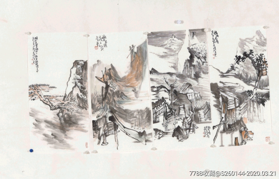 张世靖68*136cm-价格:1200元-se71804406-花鸟国画原作-零售-7788收藏__收藏热线