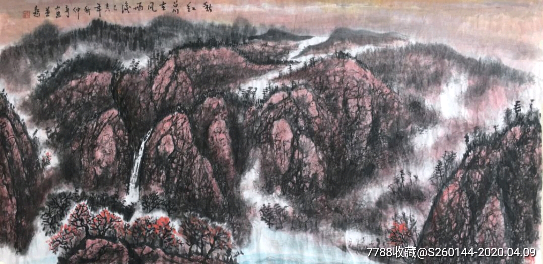 冯仲英68*136cm-价格:1000元-se72220575-花鸟国画原作-零售-7788收藏__收藏热线