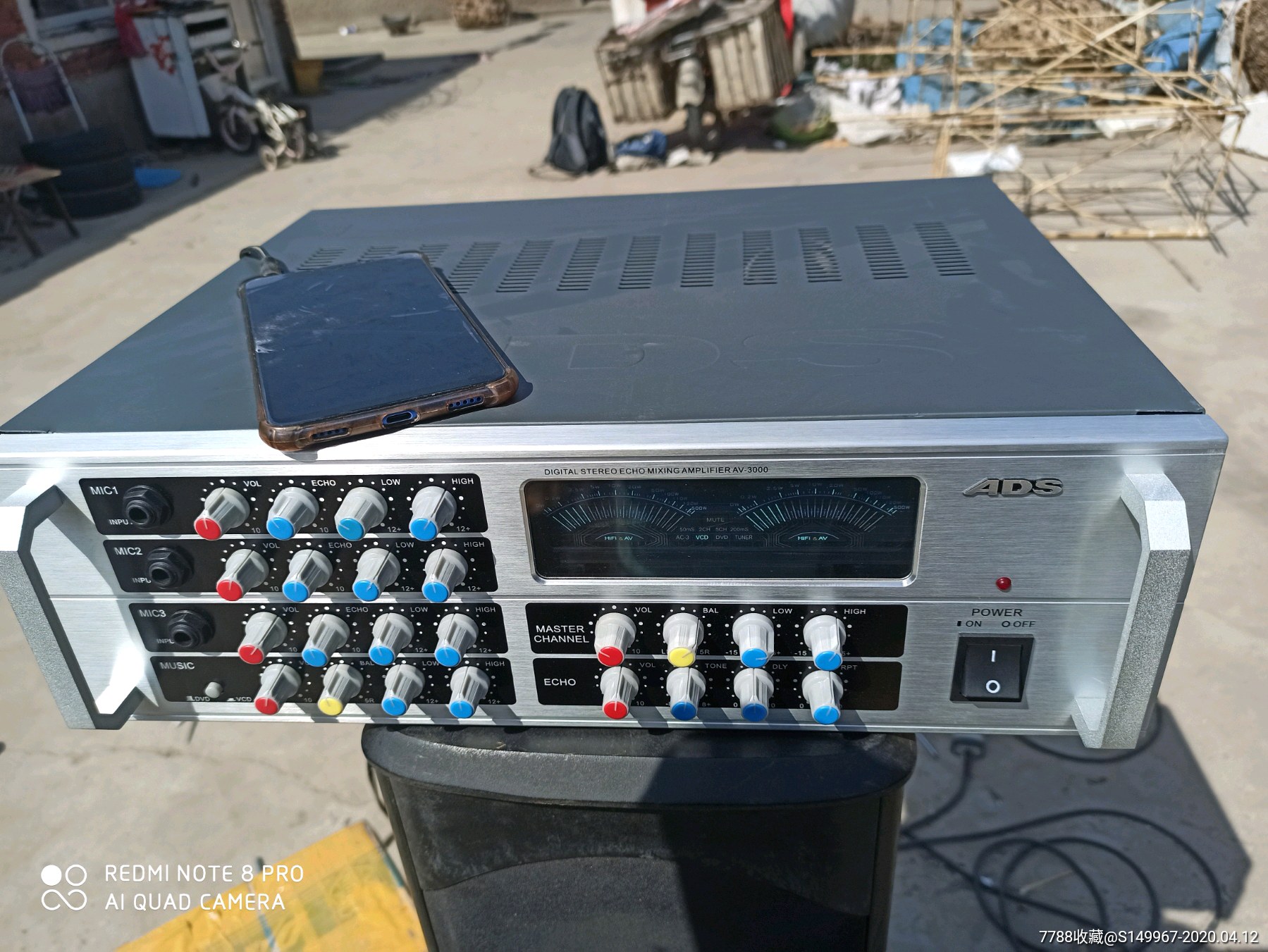 ADS功放机axv-3000卡拉OK功放机。-价格:150元-se72290619-功放机-零售-7788收藏__收藏热线