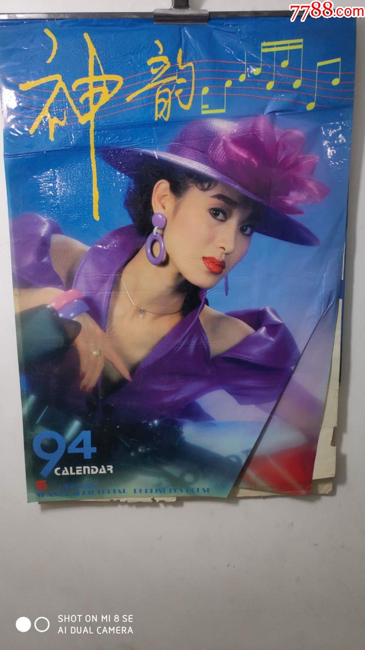 怀旧老挂历~1994年神韵美女塑膜摄影题材老挂历全民俗收藏品。总第491号-价格:30元-se74087077-挂历/台历-零售-7788收藏__收藏热线