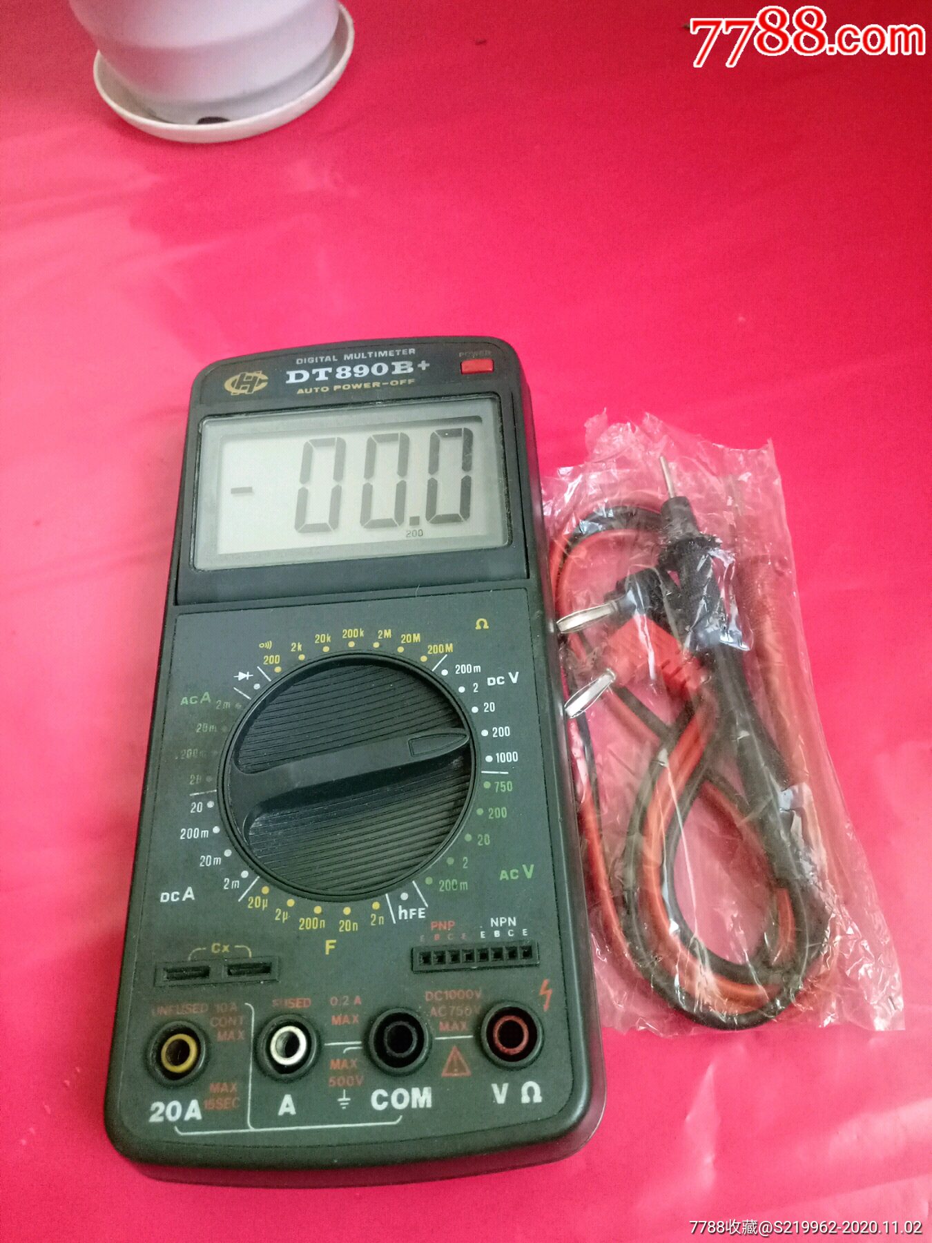 深圳鸿昌滨江数字万用表（DT890B+）_万用/万能表_图片鉴赏_收藏价格_7788铜器收藏
