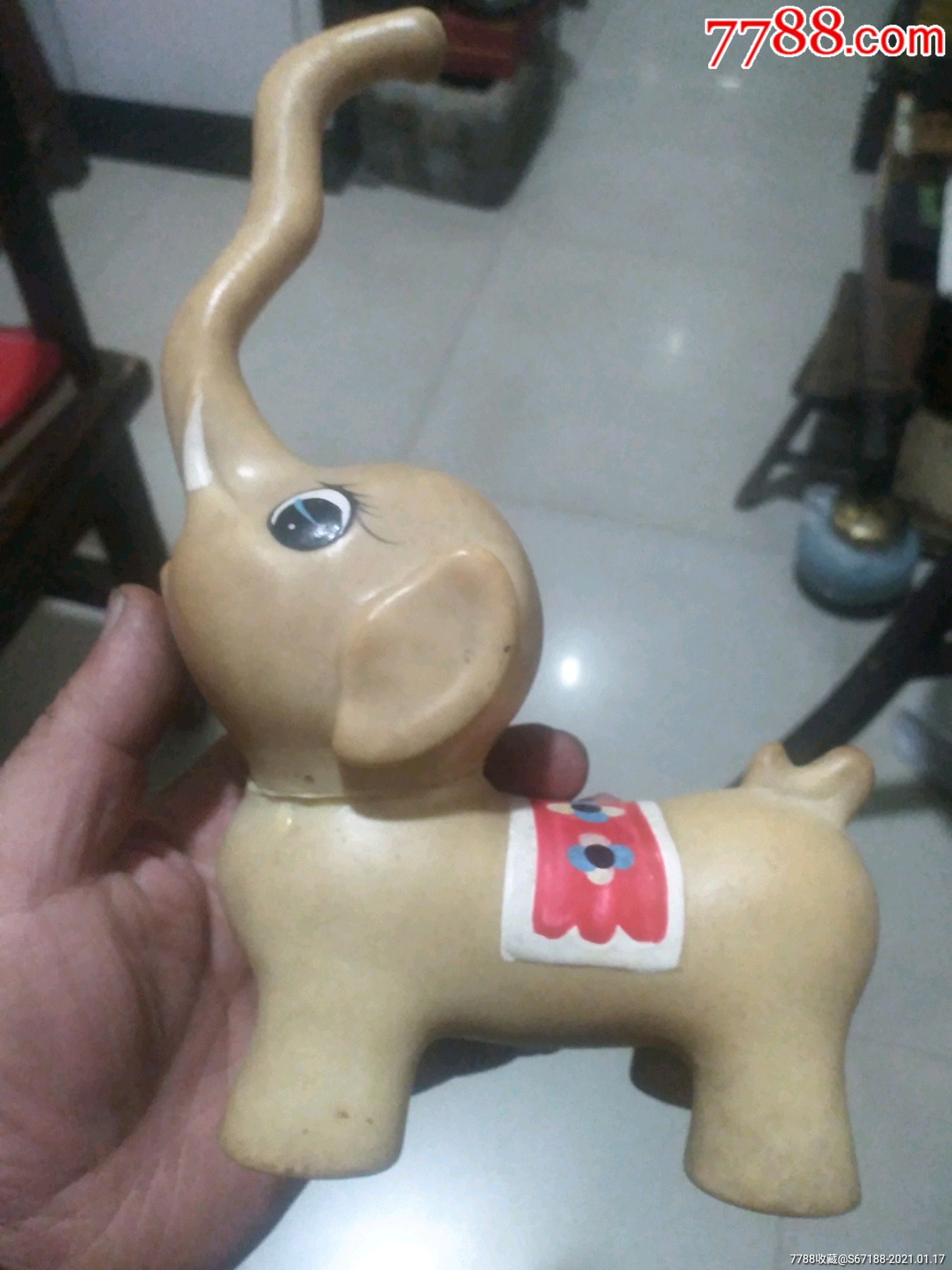 七八十年代胶东象胶皮玩具古苑轩【7788商城】