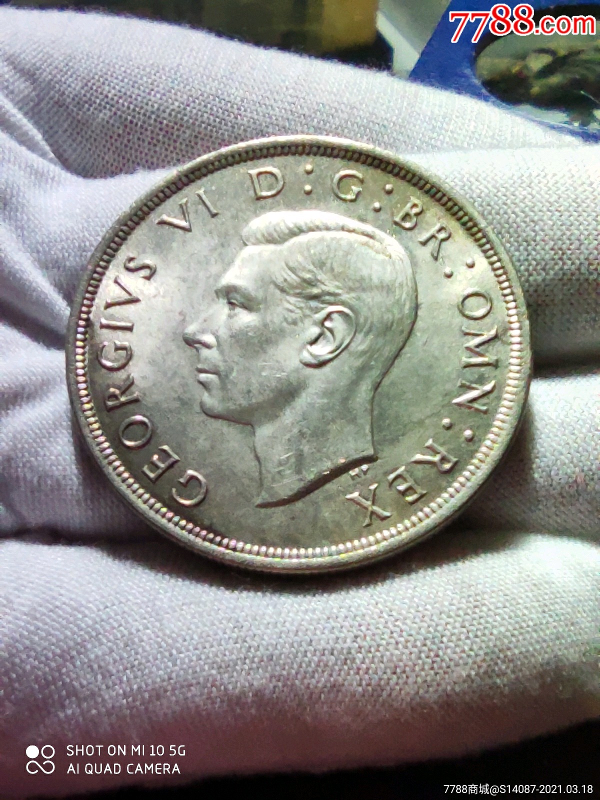 外币～1937年英国1克朗银币-价格:380元-se78978353-外国钱币-零售-7788收藏__收藏热线