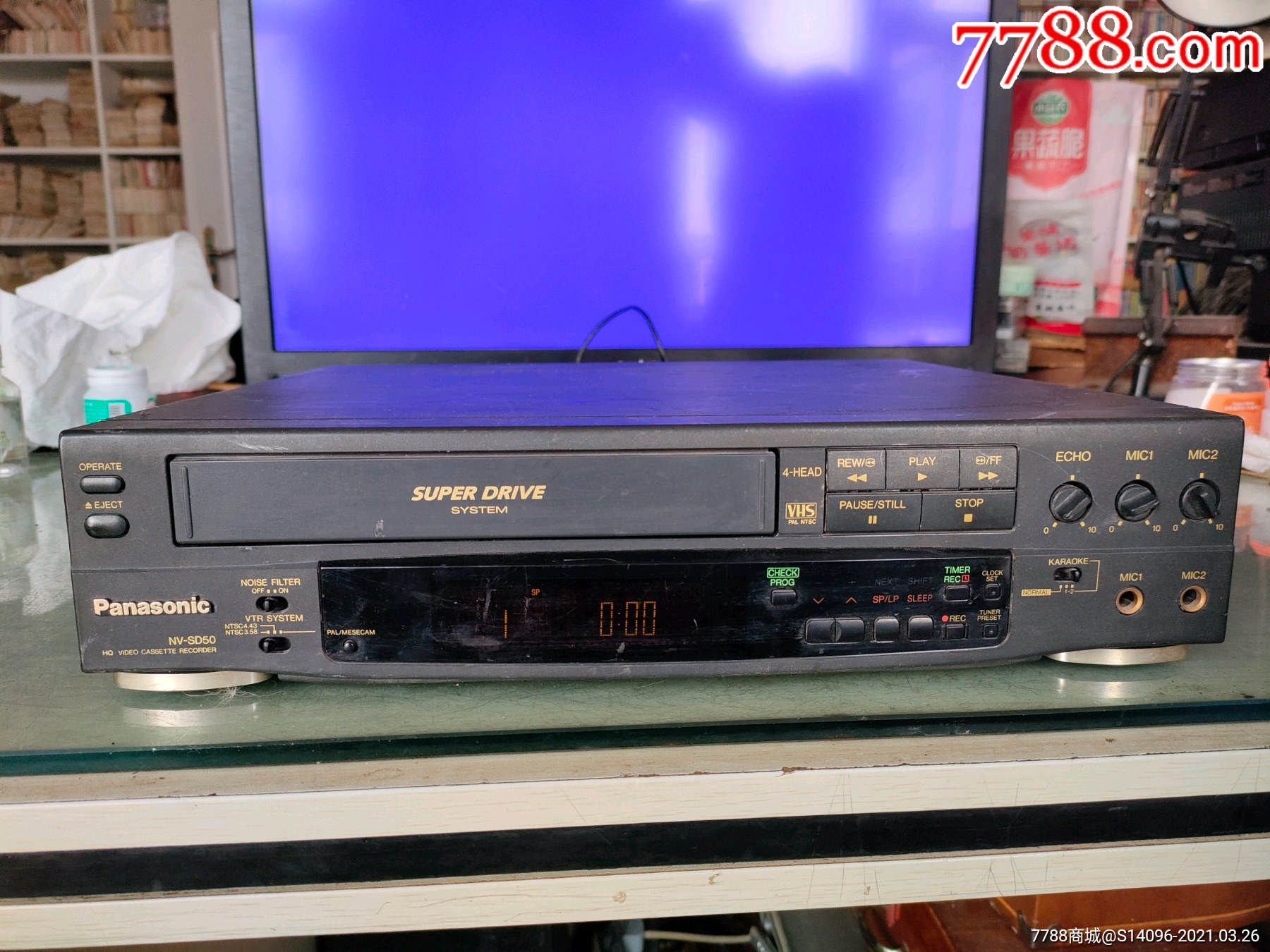 松下NV-SD50录像机，正常播放_录像机/影碟机_记忆收藏【7788收藏__收藏热线】