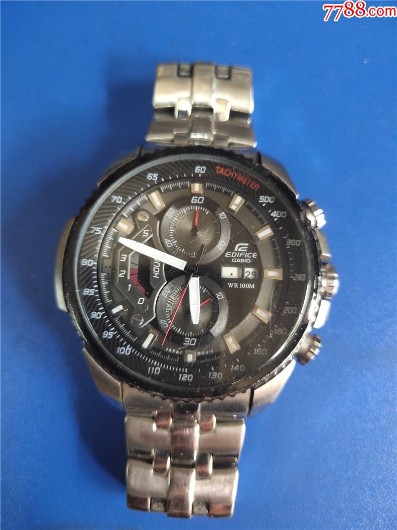 Casio卡西欧EF-558三眼計時男士电子石英表_手表/腕表_东收西藏阁【7788收藏__收藏热线】
