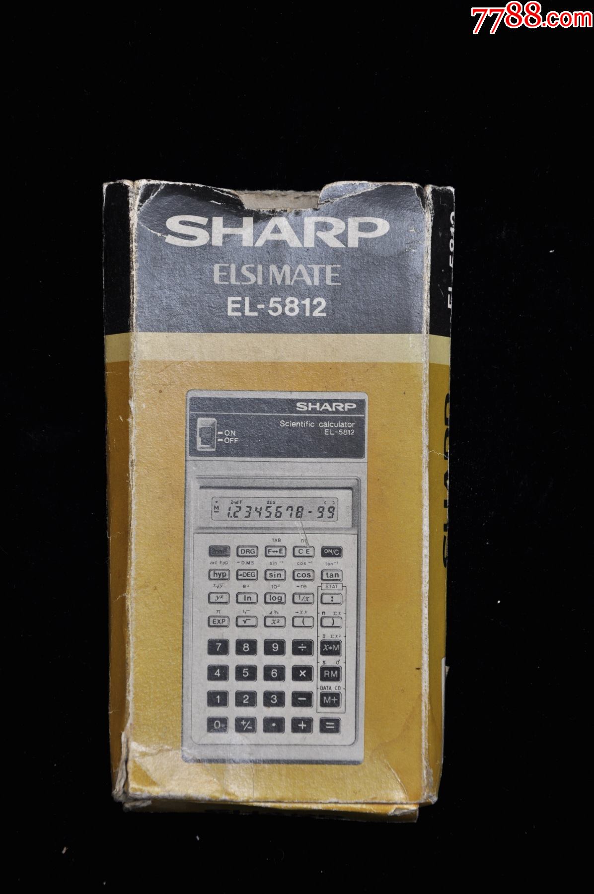 夏普EL-5812型_计算器_明清斋轩【7788收藏__收藏热线】
