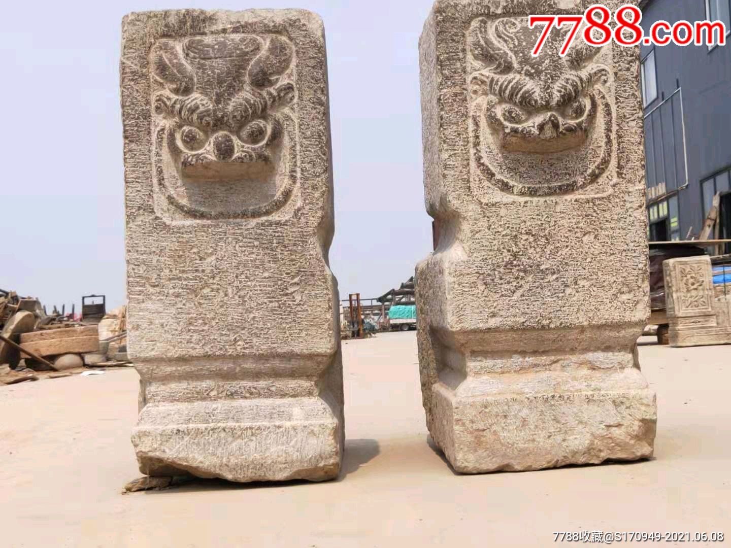 浮雕虎头_石狮/石雕塑_古玩独霸一方【7788收藏__收藏热线】