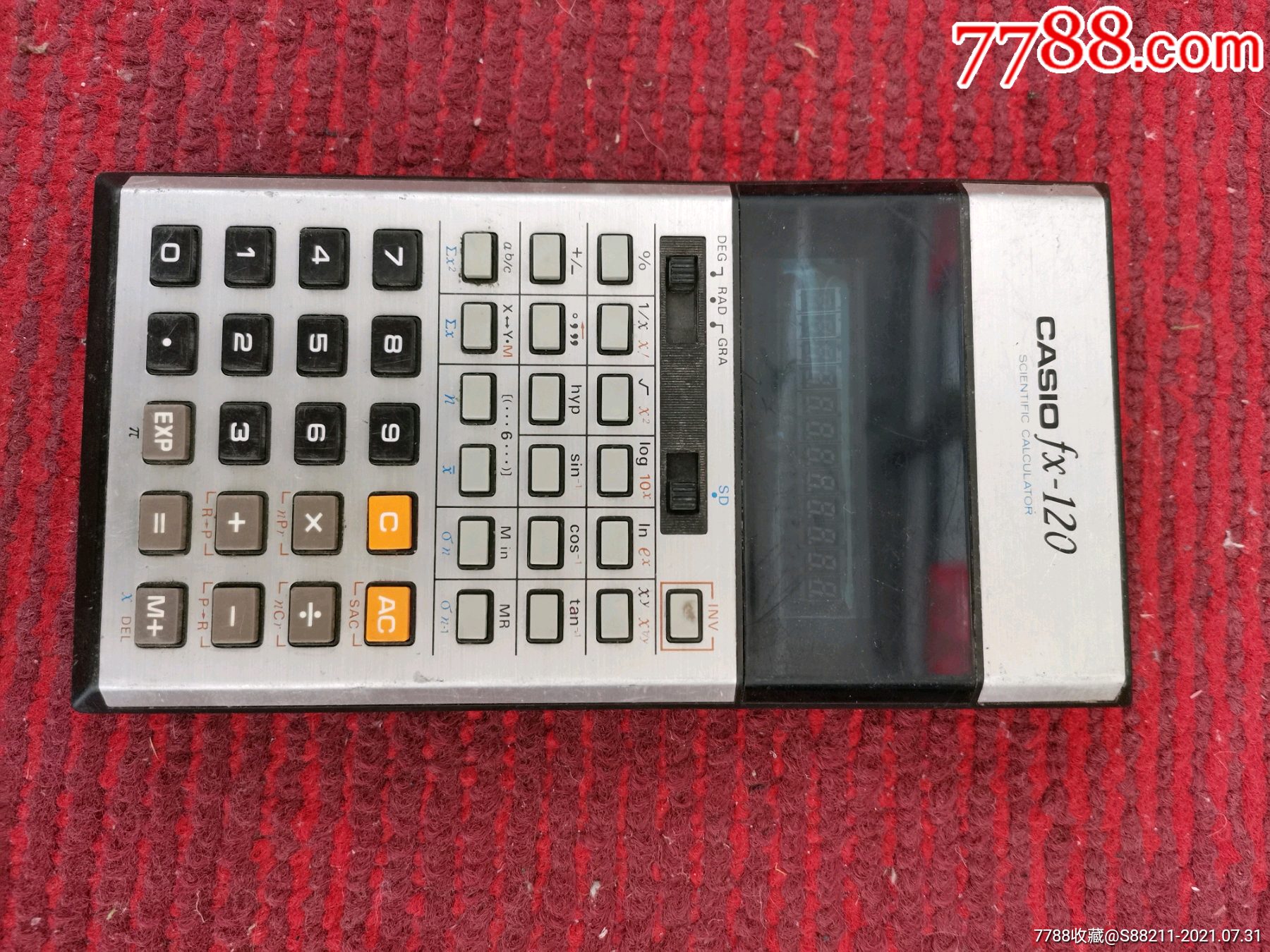 卡西欧fx-120计算器_计算器_回忆过往【7788收藏__收藏热线】