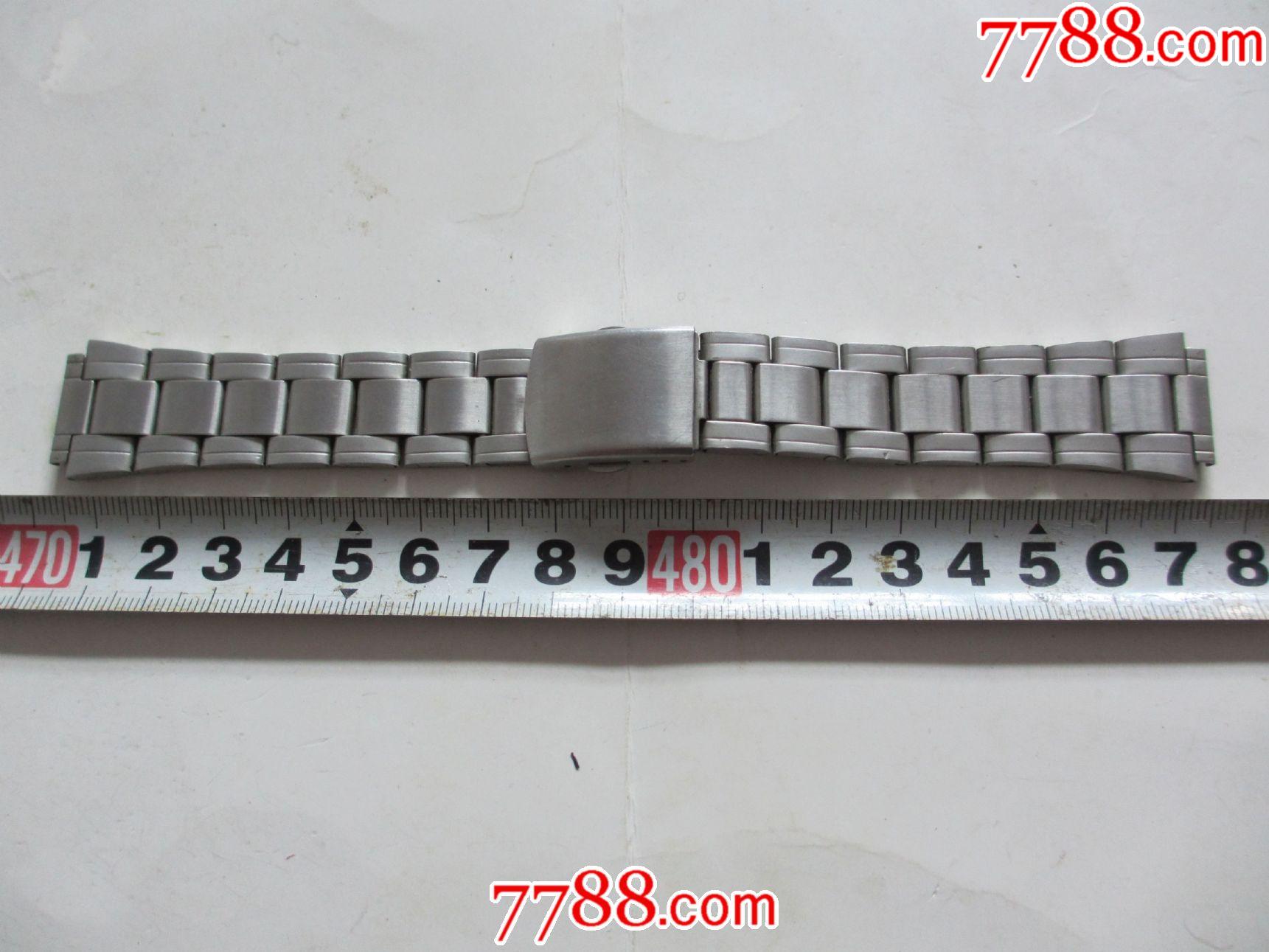 从瑞士进口原装好表拆下来的\【18MM】很厚重的男士折叠钢表带！-价格:58元-se82557034-表带/表链-零售-7788收藏__收藏热线