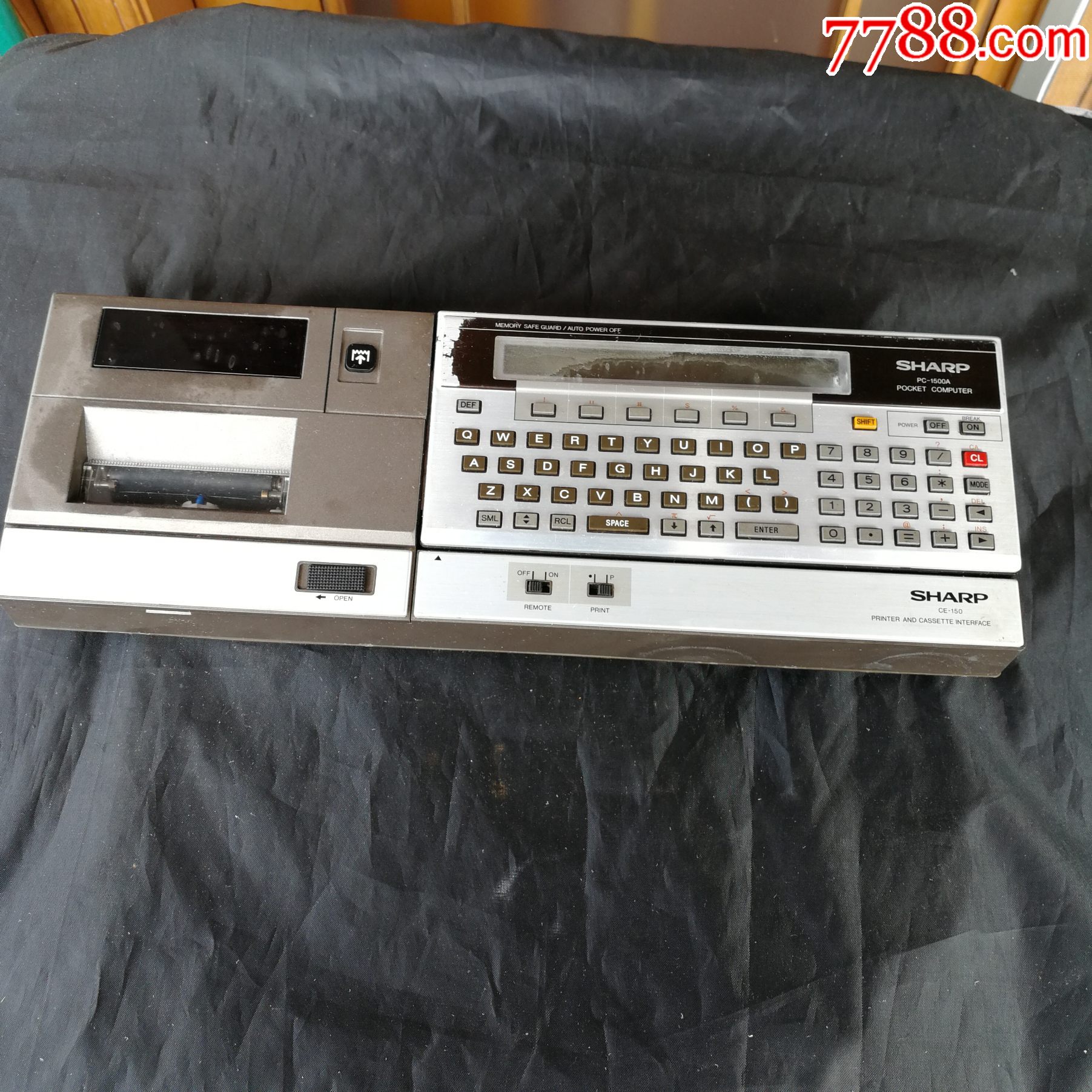 夏普CE-150、PC-1500A打字机及多功能计算机_掌上电脑/PDA_见喜杂物店【7788收藏__收藏热线】
