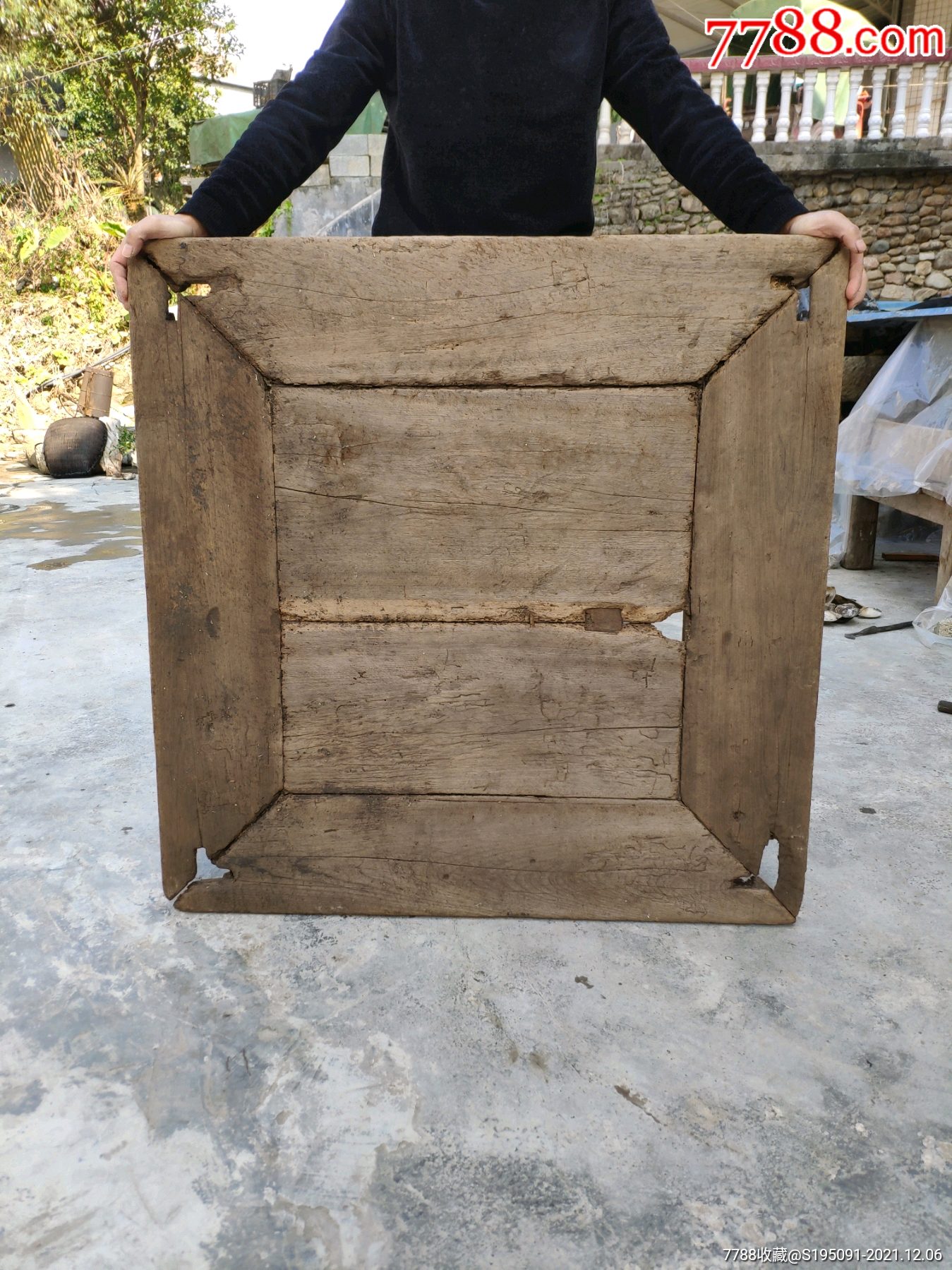 清代金丝楠风化填芯大桌面一块-价格:550元-se84160687-木桌/几/案-零售-7788收藏__收藏热线