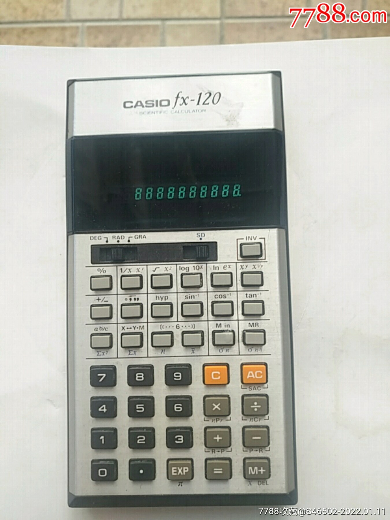 卡西欧（casio）fx-120_计算器_上海达明【7788收藏__收藏热线】