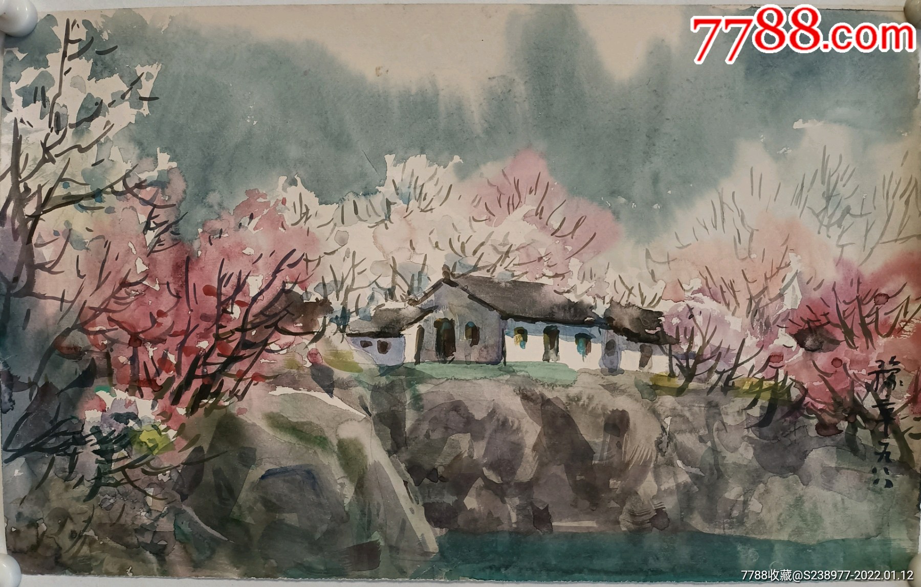 崔豫章:34*54/厘米左右-价格:5300元-se84864309-水粉/水彩原画-零售-7788收藏__收藏热线