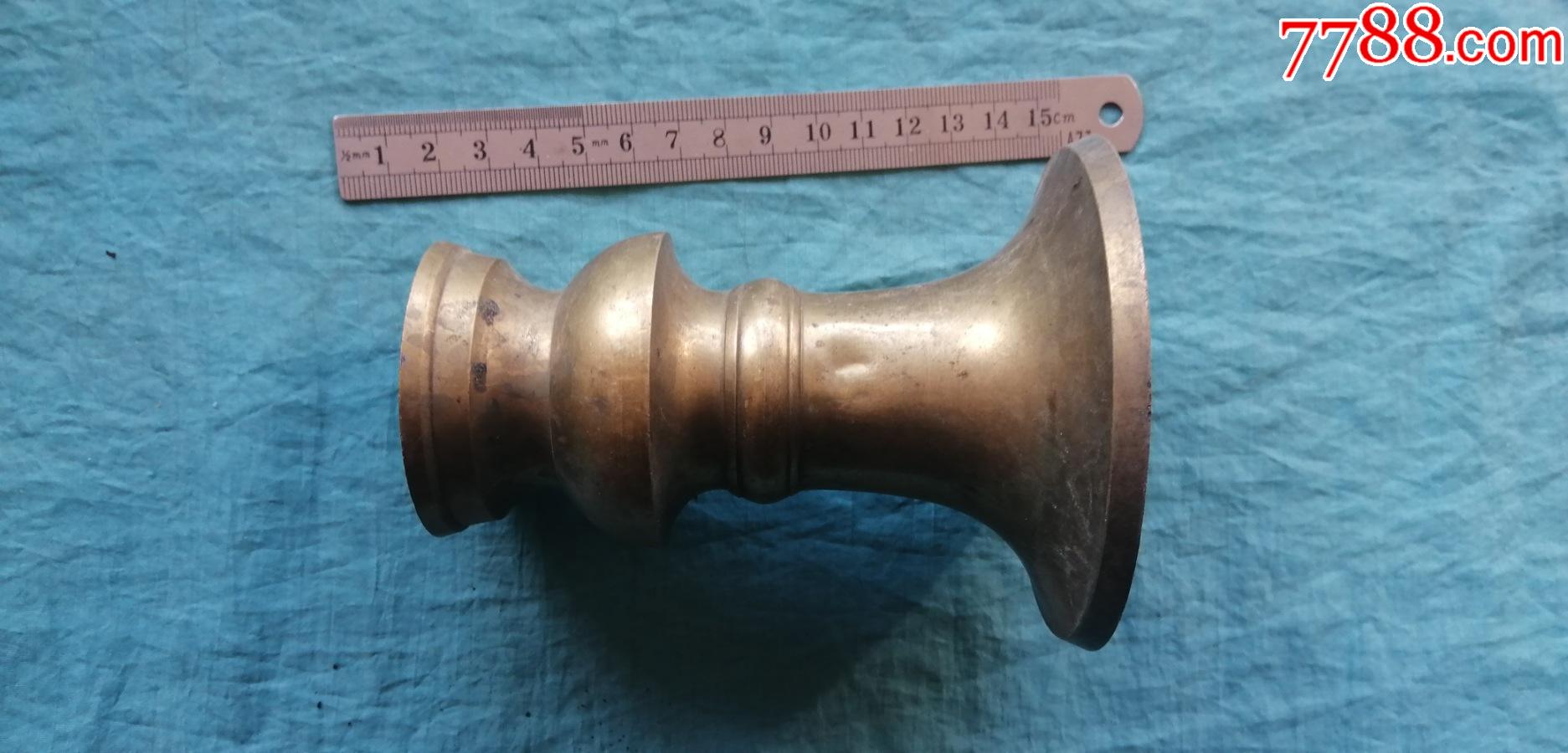 铜花觚（高11.7cm）_铜壶/铜瓶_知足常乐【7788收藏__收藏热线】