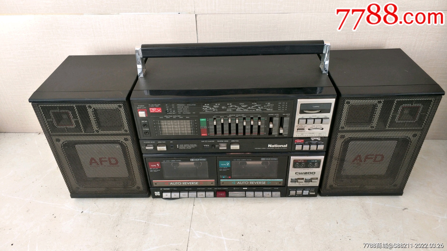 松下CW200收录机_三用机/录音设备_回忆过往【7788收藏__收藏热线】