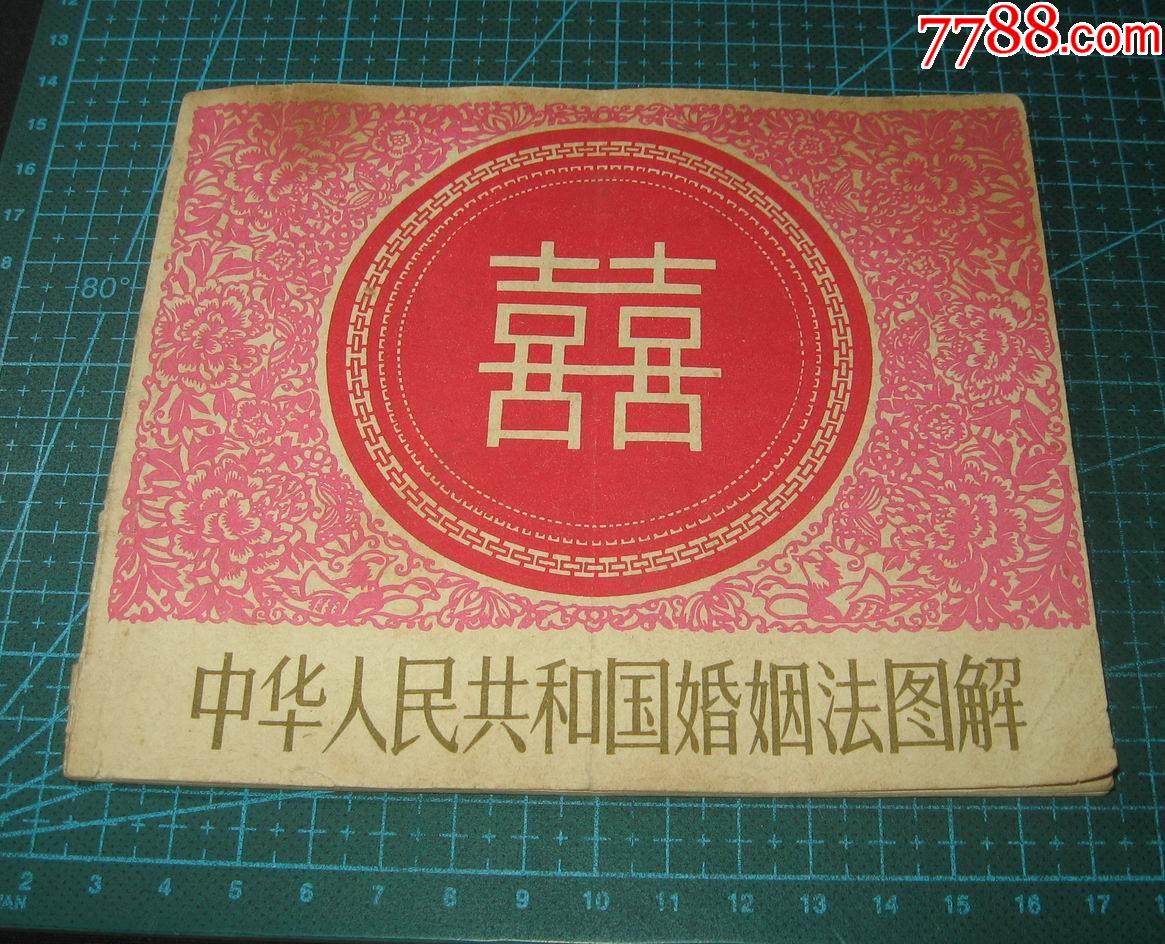 中华人民共和国婚姻法图解连环画小人书特色收藏店铺【7788收藏收藏热线】