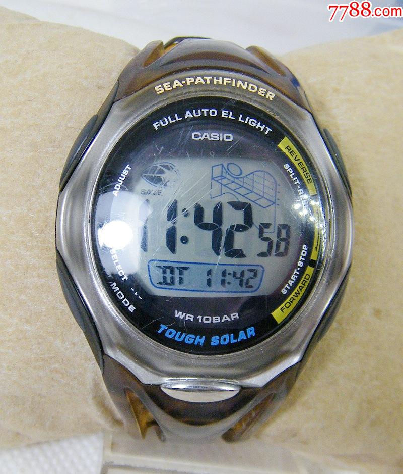 CASIO卡西欧SPS-200-中古运动石英表-价格:130元-se89106129-手表/腕表-零售-7788收藏__收藏热线