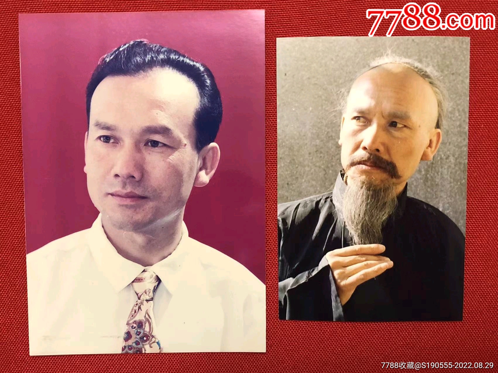 梁昆森（云南省话剧团演员）签赠老照片二枚（尺寸：12.6*8.9；10.5*7c-价格:60元-se89133694-老照片-零售-7788 ...