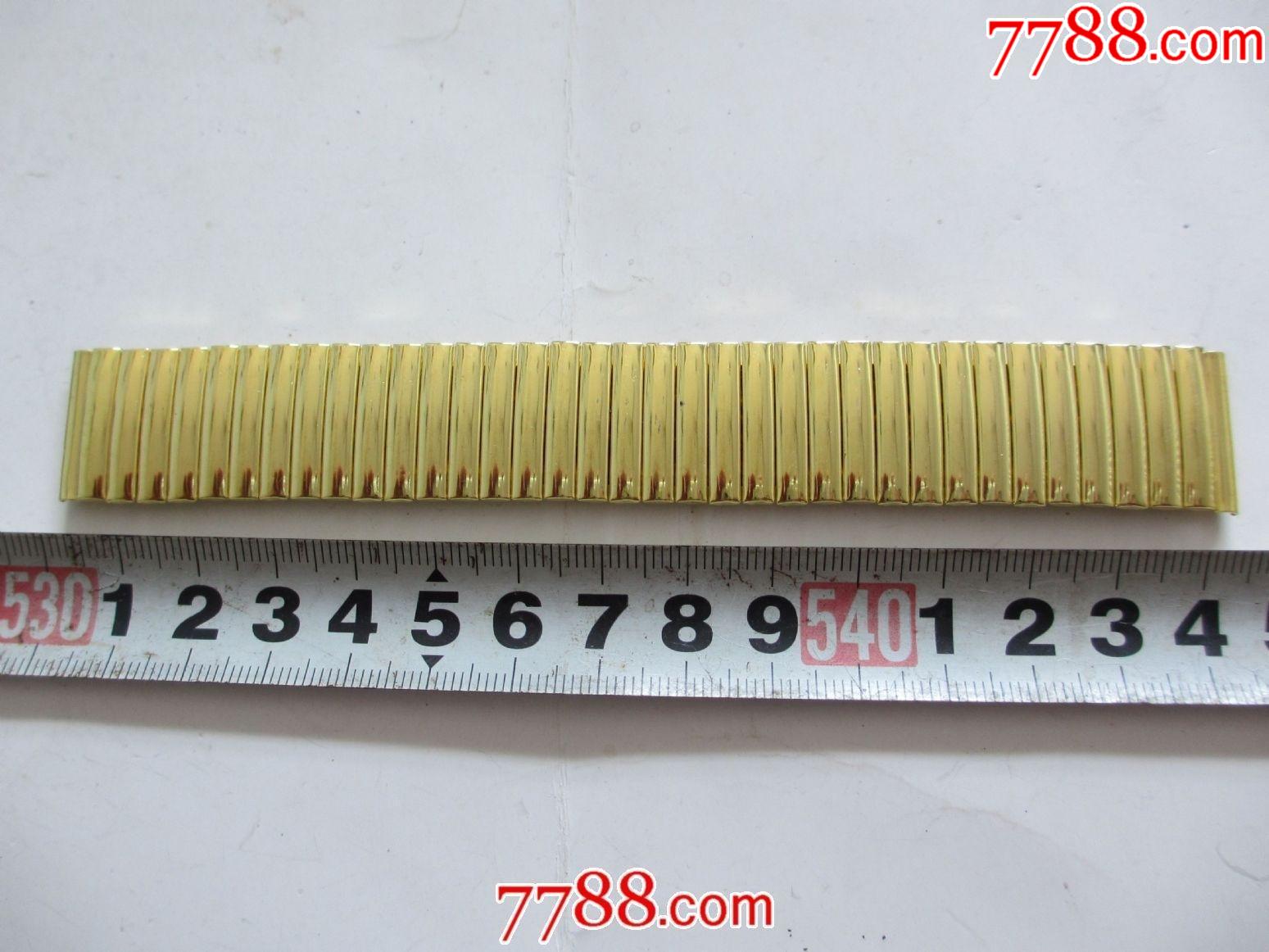 全新！高级不锈钢名牌双面镀金【20MM】精美男士松紧弹簧老表带一条！【2】_表带/表链_图片欣赏_收藏价格_7788连环画