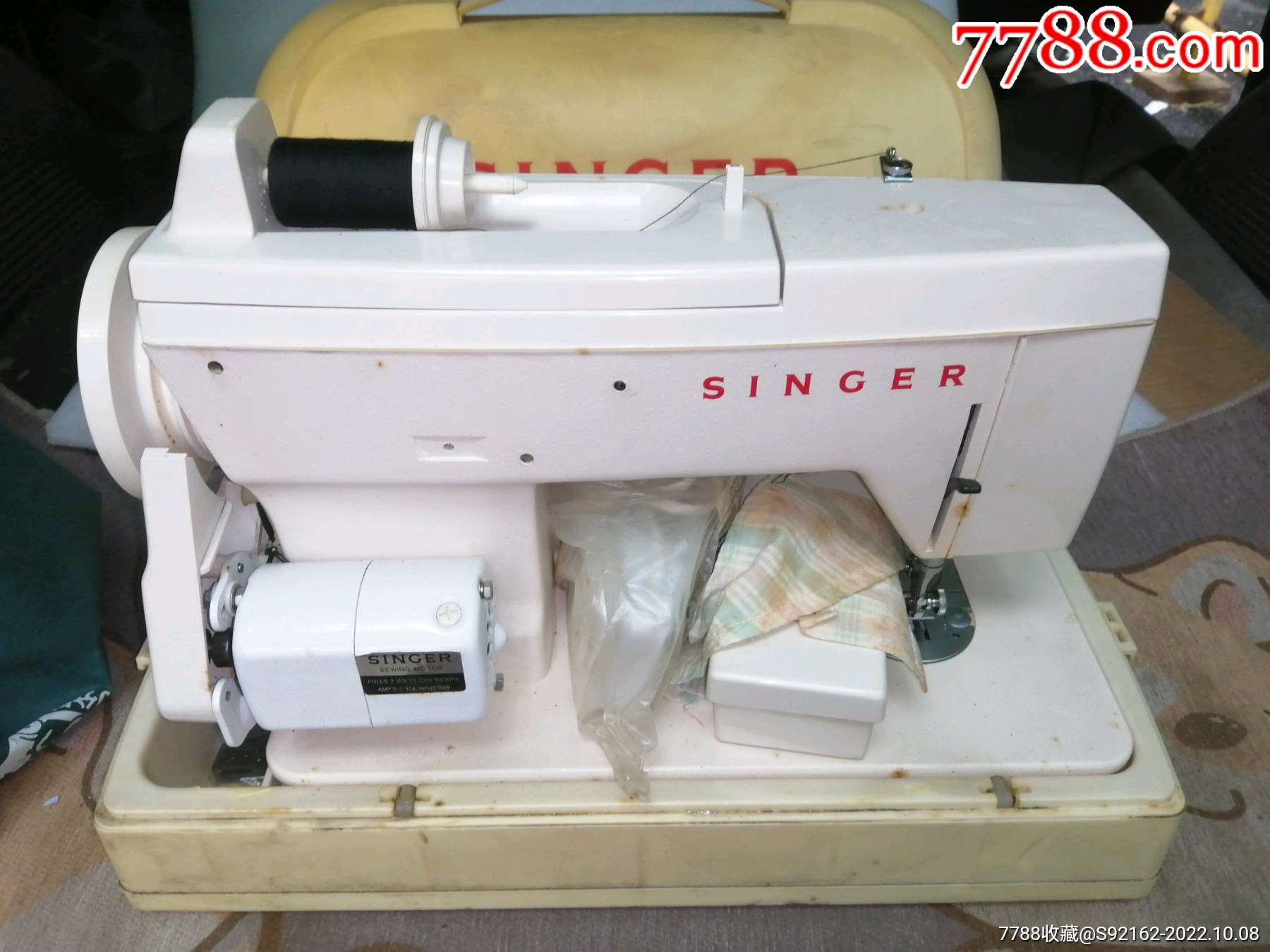 SINGER/胜家974多功能花边电动缝纫机-手提式_缝纫机_珍宝阁怀旧老时光【7788收藏__收藏热线】