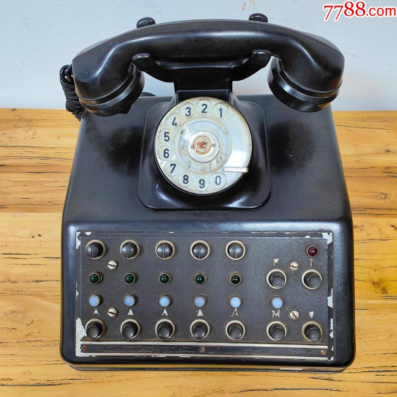 西洋古董欧洲老式接线员用电话机胶木壳1950年代怀旧老物件收藏品_旧电话机_古董影像器材收藏【7788收藏__收藏热线】