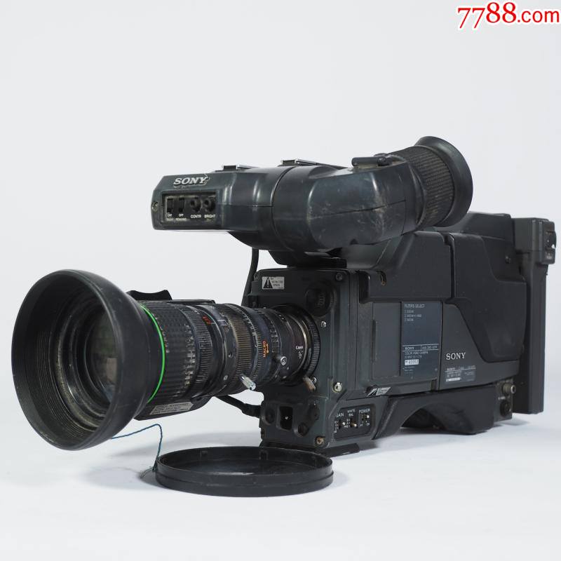 古董sony索尼CA-327P老式摄像机佳能变焦镜头大型摄影机电影道具_摄像机/摄影机_图片收藏_回收价格_7788音像