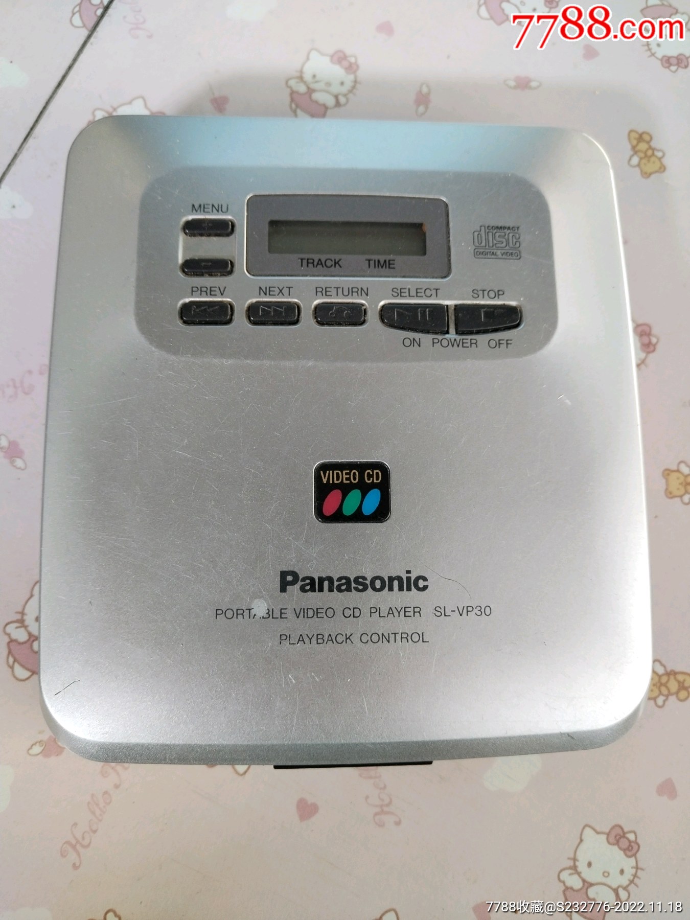 松下便携式小型影碟机（VCD），型号：SL_VP30-价格:65元-se90615696-录像机/影碟机-零售-7788收藏__收藏热线