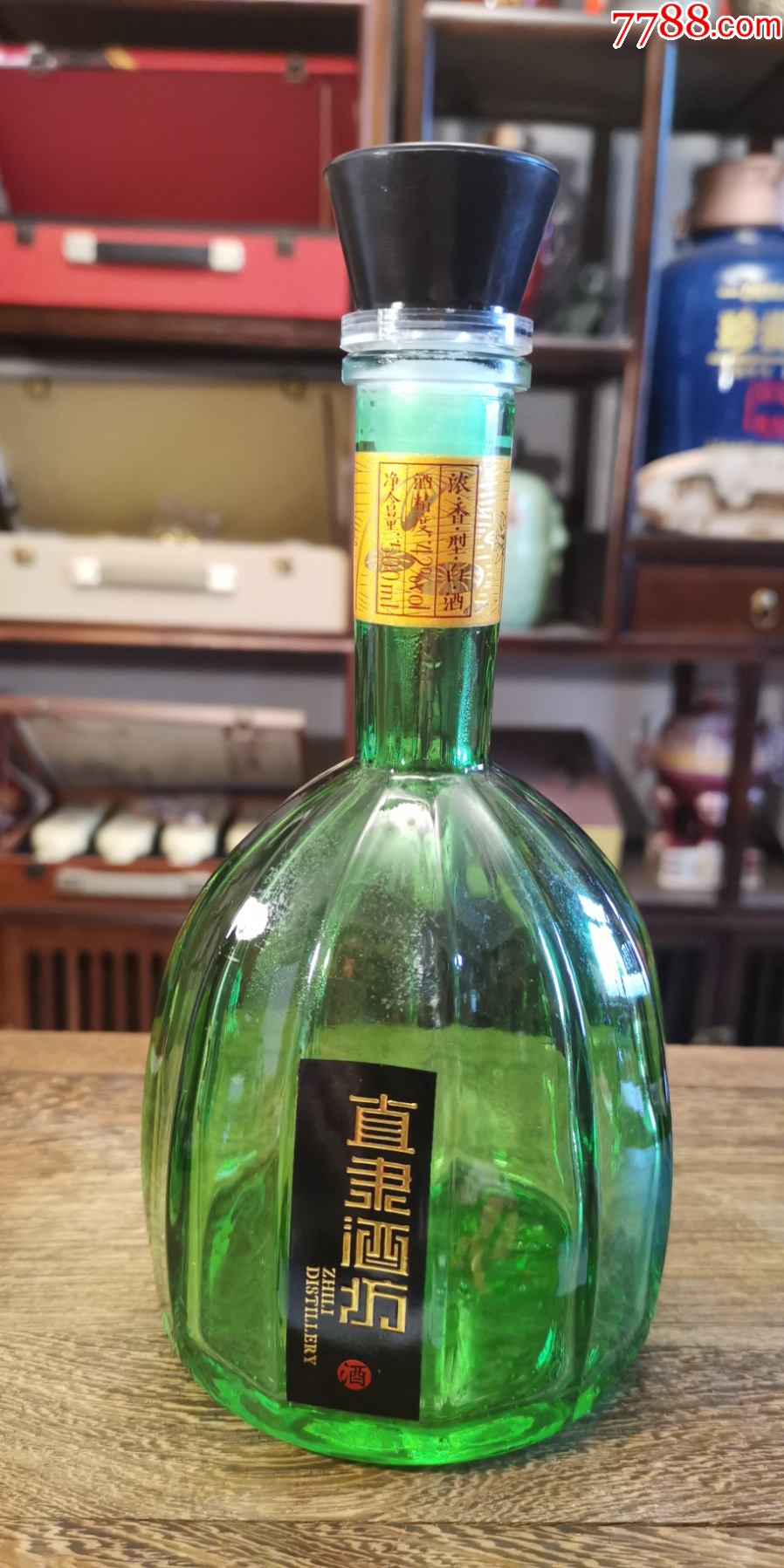 直隶酒坊8226;莲韵42°500ml绿色玻璃酒瓶_酒瓶_燕赵性格的店【7788商城】