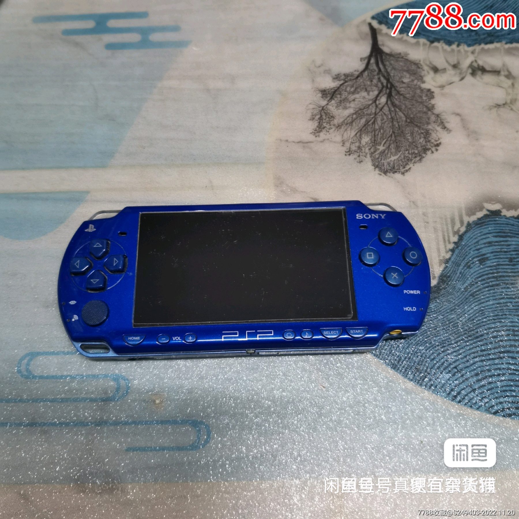 索尼PSP2001游戏机，不开机，蓝色，原装正品无拆无修-价格:148元-se90660454-PSP/游戏机-零售-7788收藏__收藏热线