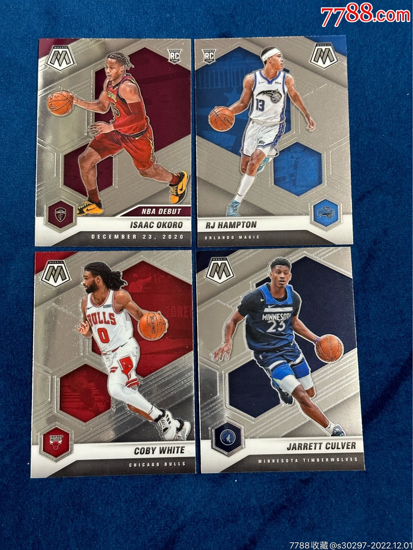 NBA球星卡（4张合售）_足球球星卡_金澜斋【7788收藏__收藏热线】