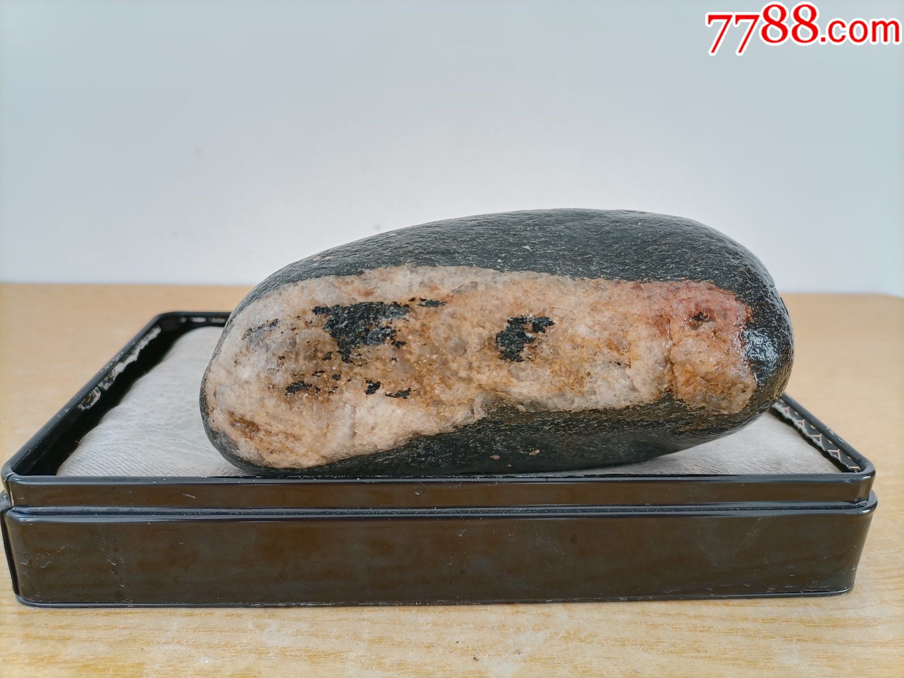 新进卫河原石3097“河马”（图案逼真，石型好，店庆大酬宾）-价格:8元-se90891229-其他奇石/岩石-零售-7788收藏__收藏热线