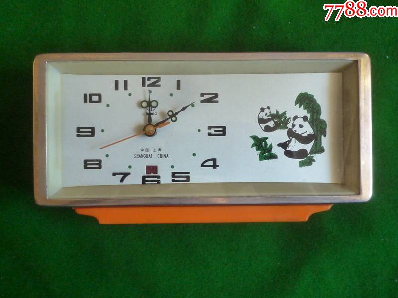 文*老物件：《铁锚》大熊猫主题/怀旧好品老闹钟一只-价格:50元-se90958574-闹钟/马蹄表-零售-7788收藏__收藏热线